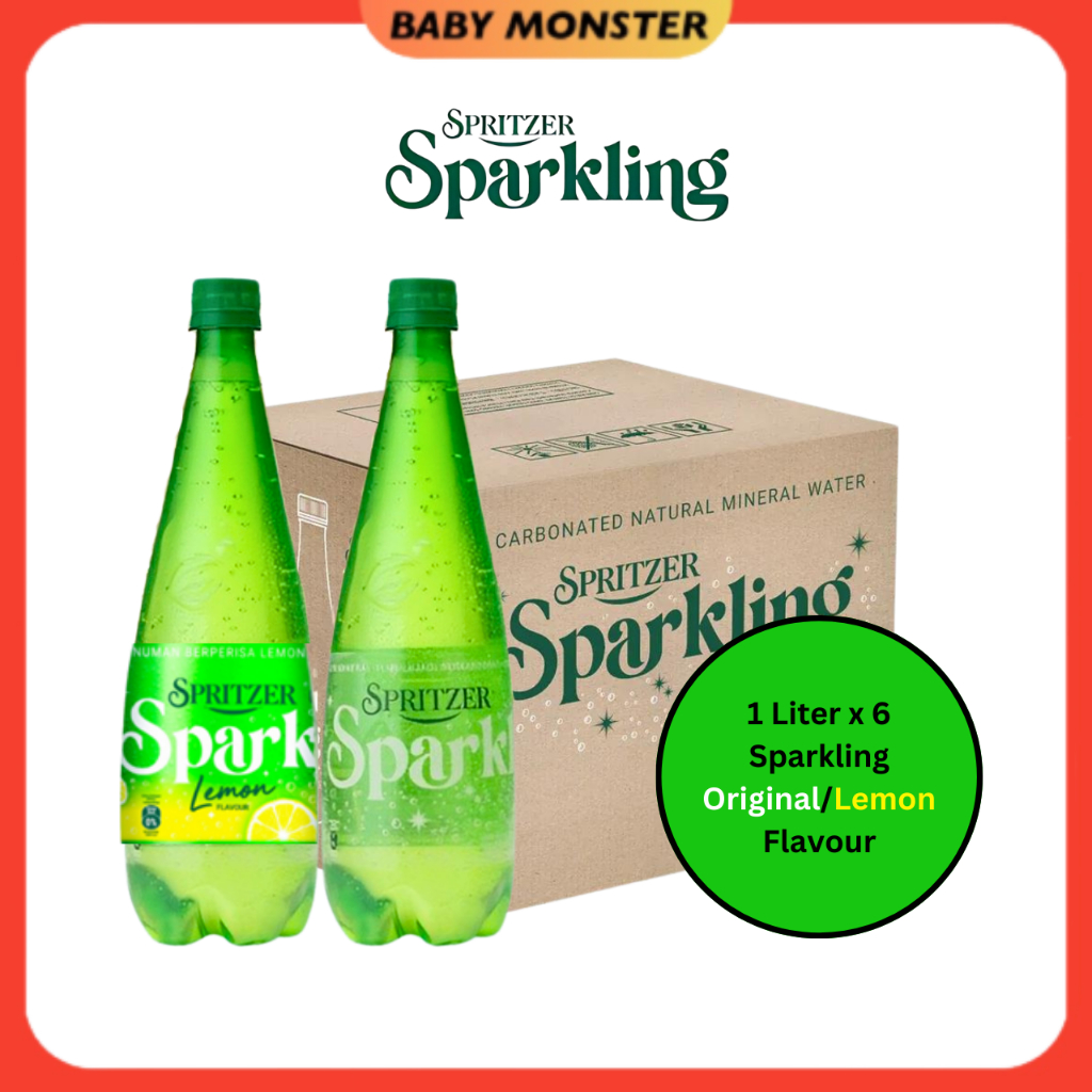 🔥HARGA BORONG🔥 BMS Spritzer Sparkling Natural Mineral Water Spritzer ...
