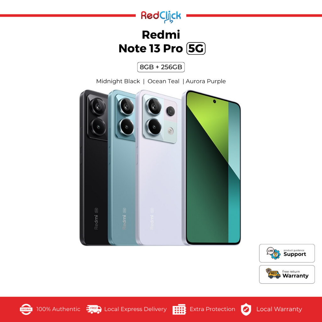 Xiaomi Redmi Note 13 Pro 5G / Note 12 Pro 5G/4G LTE (8GB+256GB) Xiaomi ...
