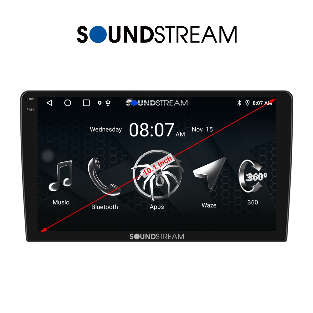 SOUNDSTREAM Anzuo Explore 360 Cam Supported, DSP & 4G Sim Card Car ...