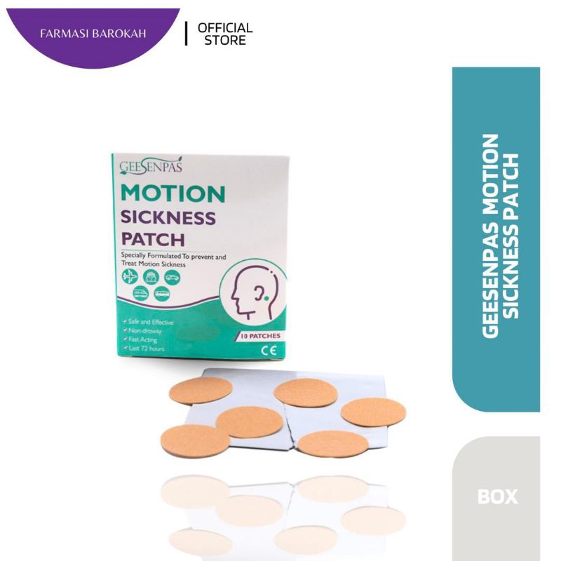 Geesenpas Motion Sickness Patch 10's | Shopee Malaysia