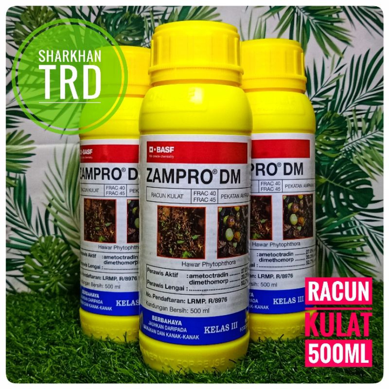 Botol 500ml ZAMPRO® DM Fungicide BASF Ametoctradin 27% - Dimethomorph ...