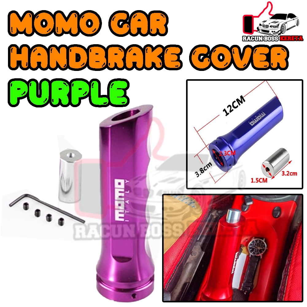 MOMO CAR ALUMINIUM 5 SPEED GEAR SHIFT KNOB + HANDBRAKE COVER UNIVERSAL AXIA MYVI ALZA VIVA WIRA ...
