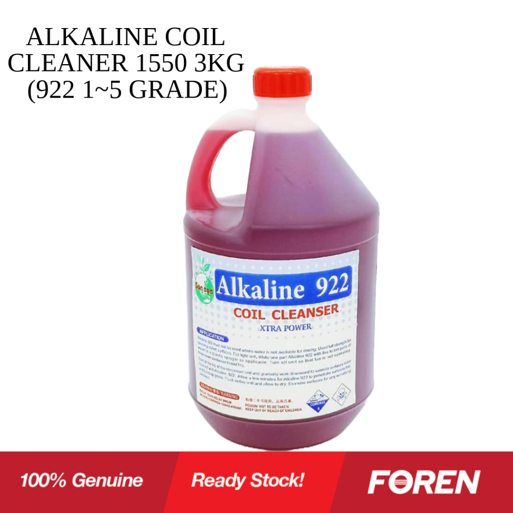 AIRCOND ALKALINE COIL CLEANER 1550 3KG(922) | Shopee Malaysia