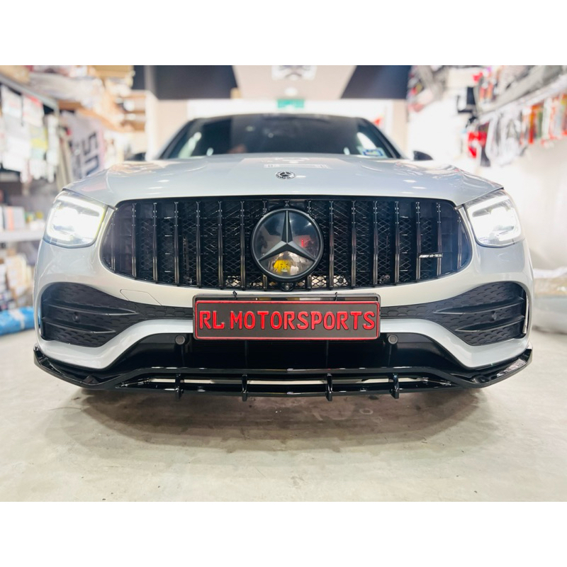 Mercedes Benz GLC SUV COUPE X253 C253 2019 2020 2021 BR front lip skirt ...