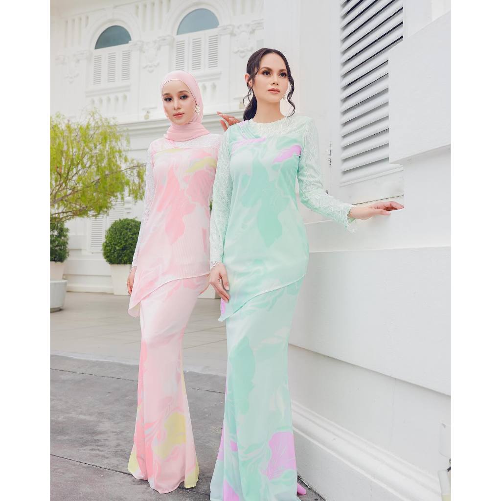 LAVISH LEBARAN 2024 NEW COLLECTION RAYA CAMELIA KURUNG MODEN BAJU ...