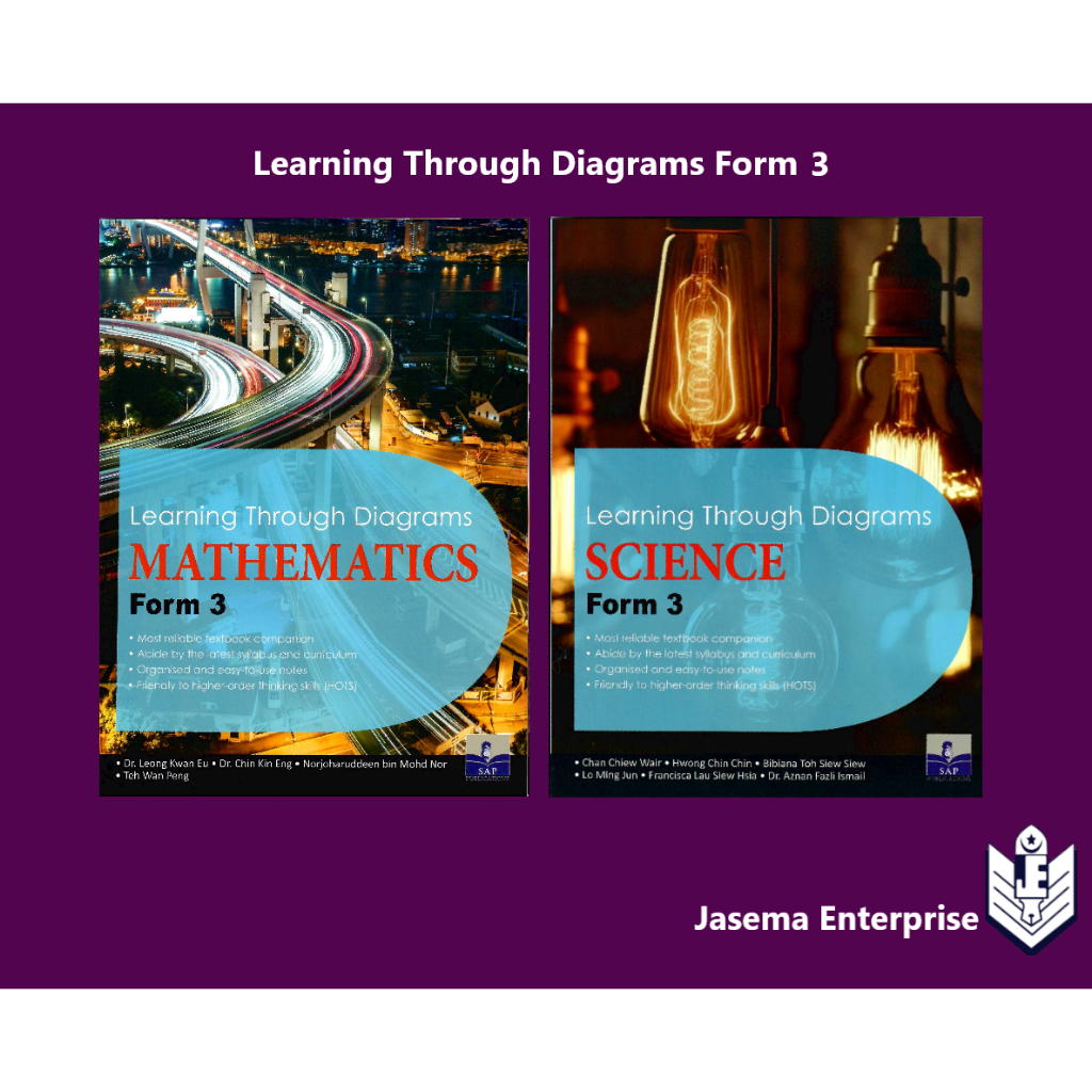 Learning Through Diagrams Form 3 Mathematics | Science | Shopee Malaysia