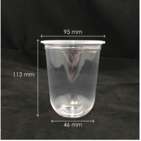 Cawan Plastik Pakai Buang Disposable Cup Plastic with Lid Cup Air ...