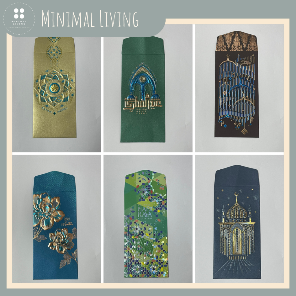 5pcs 3D Embossed Printing / Sampul Duit Raya Premium 2024 / Angpau ...