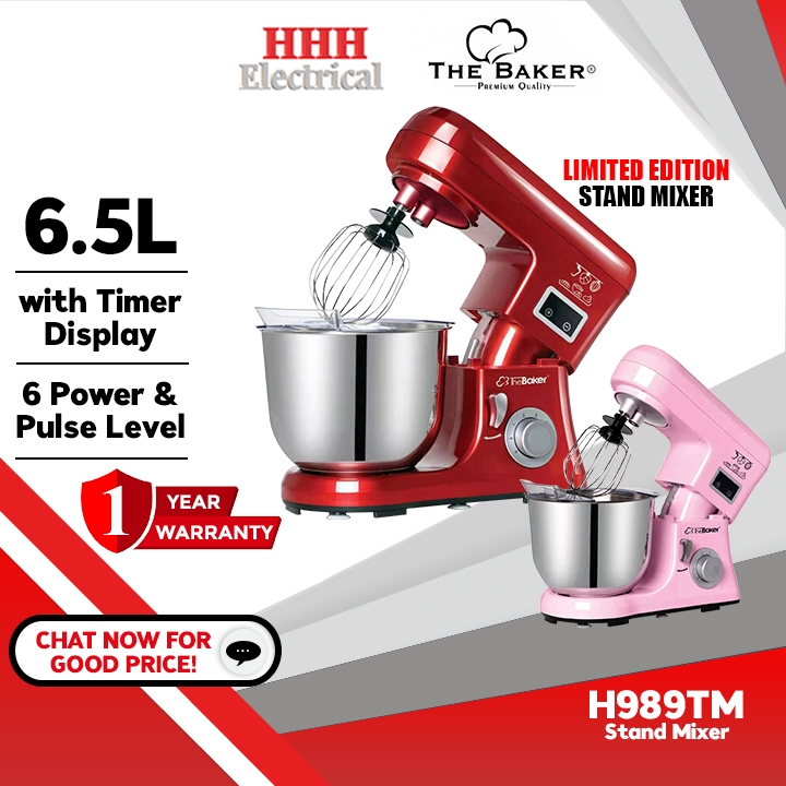 The Baker Upgraded 6.5L Stand Mixer ESM989/Innofood KT-609/Innofood KT-580 Mesin Kek/The Baker ...