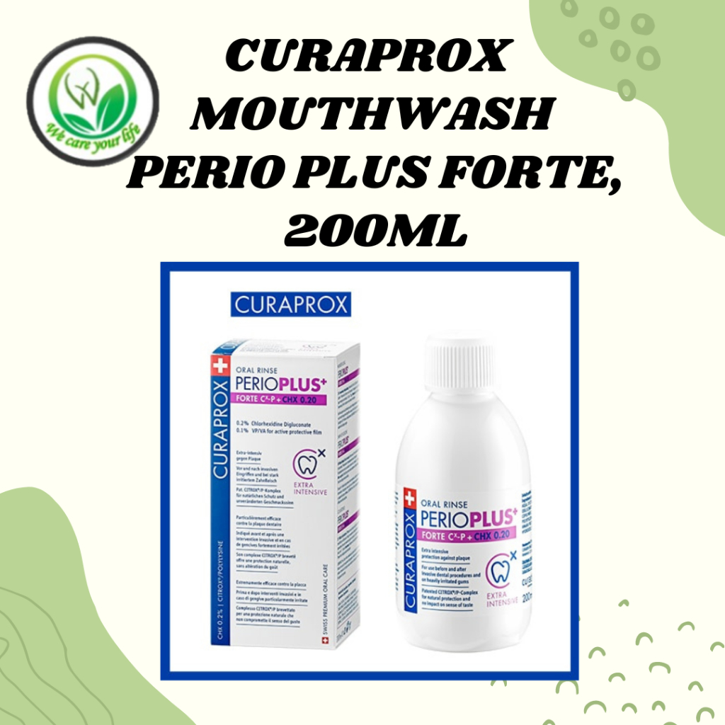 CURAPROX MOUTHWASH PERIO PLUS FORTE, 200 ML | Shopee Malaysia