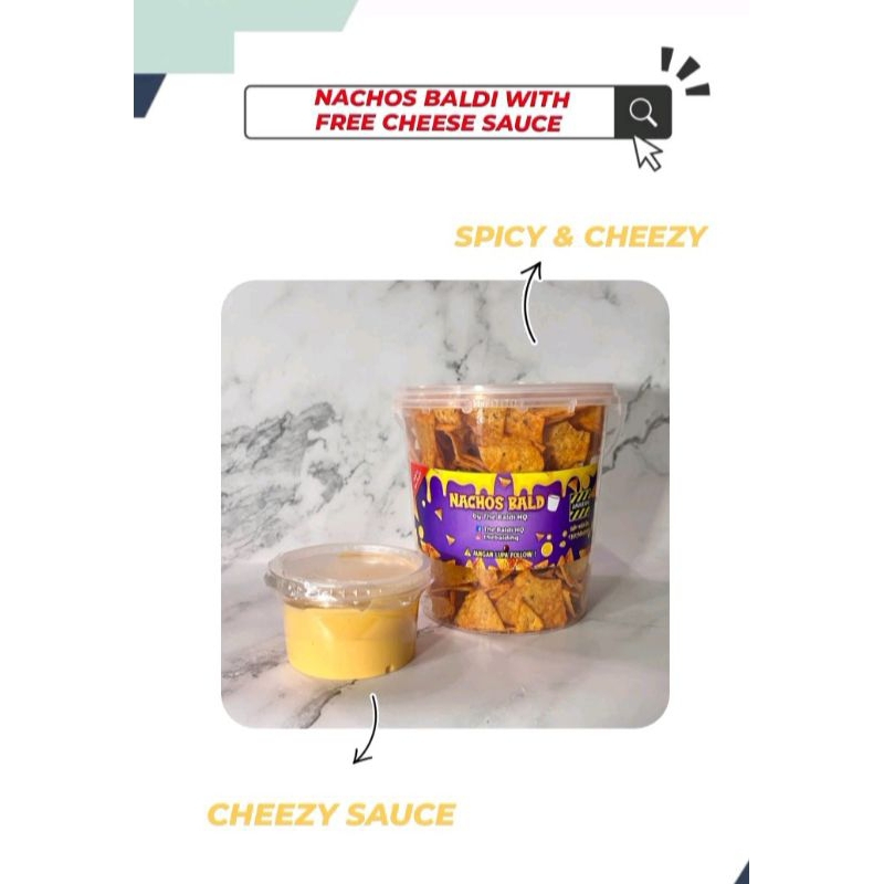 NACHOS BALDI , SINGKONG BALDI , STICK BALDI , CHOCOJAR ( FREE CHEESE ...