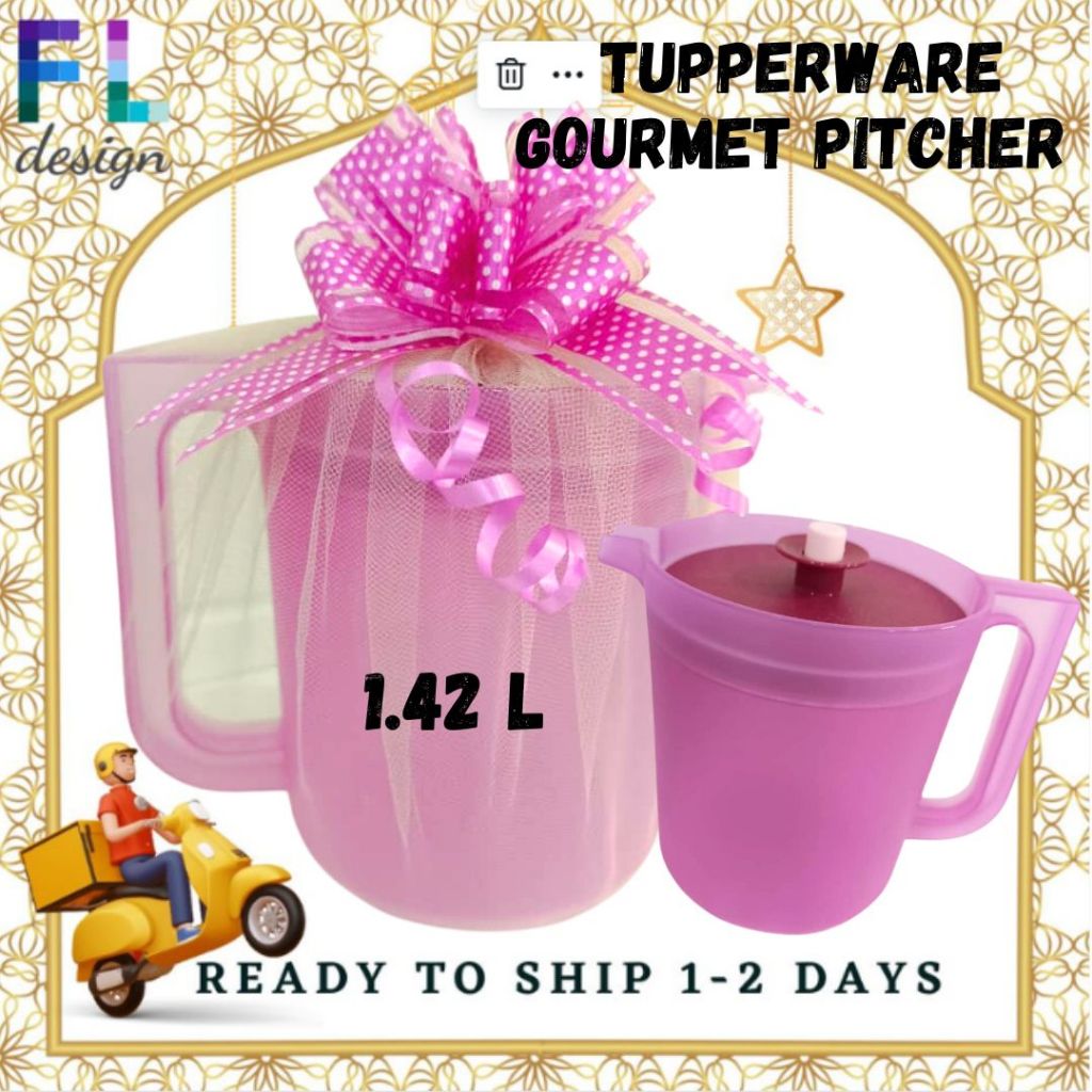 🎁 Hadiah Tupperware🎁REKA Wish card 🎁TApuware Tupperware Gourmet Pitcher ...