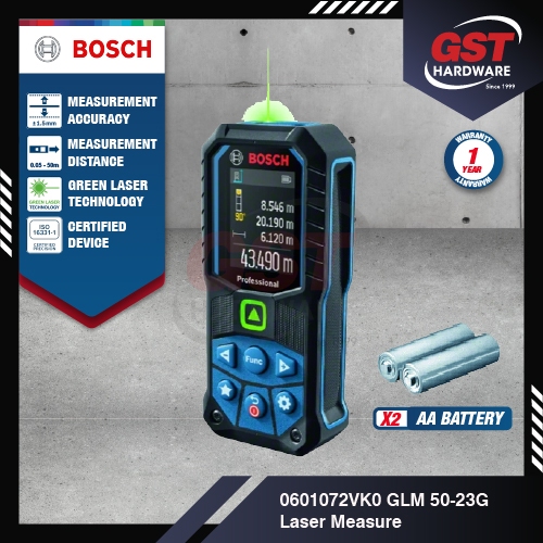 Bosch Laser Measurement Digital GLM 50-23G Measurement Laser Distance ...