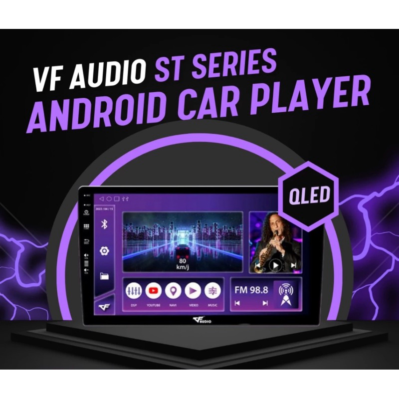 VF AUDIO ST SERIES 4/64gb DSP SIMKAD APPLE CARPLAY/ANDROID AUTO, QLED ...