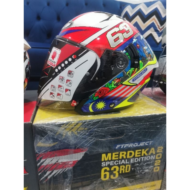 Helmet kyt Merdeka edisi 63 tahun | Shopee Malaysia