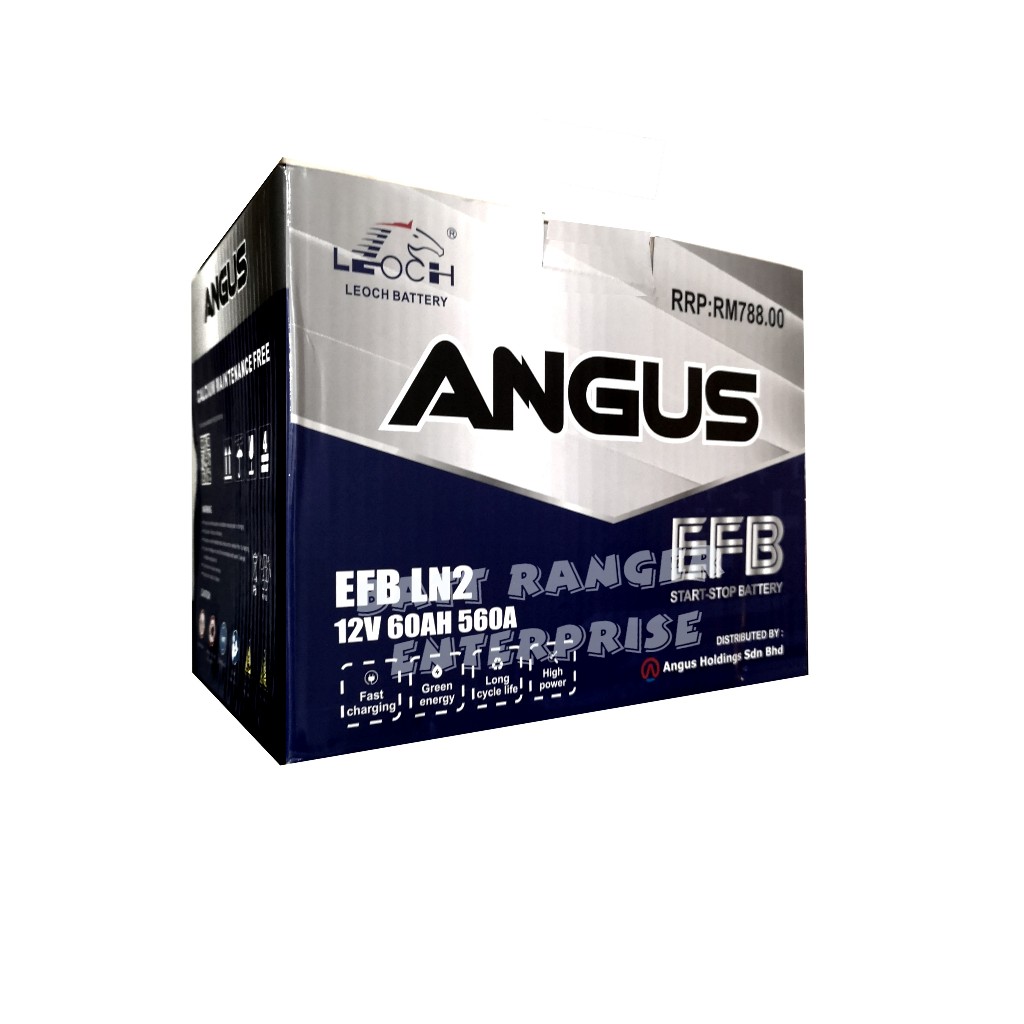 Angus DIN60 LN2 EFB Start Stop Battery | Shopee Malaysia