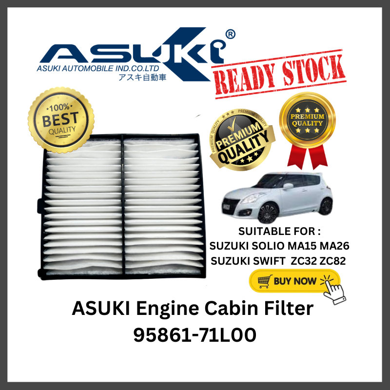 ASUKI Cabin Aircond Suzuki Solio MA15 MA26 MA36 Suzuki Swift ZC32 ZC33 ZC53 ZC72 ZC82 ZD83 High ...