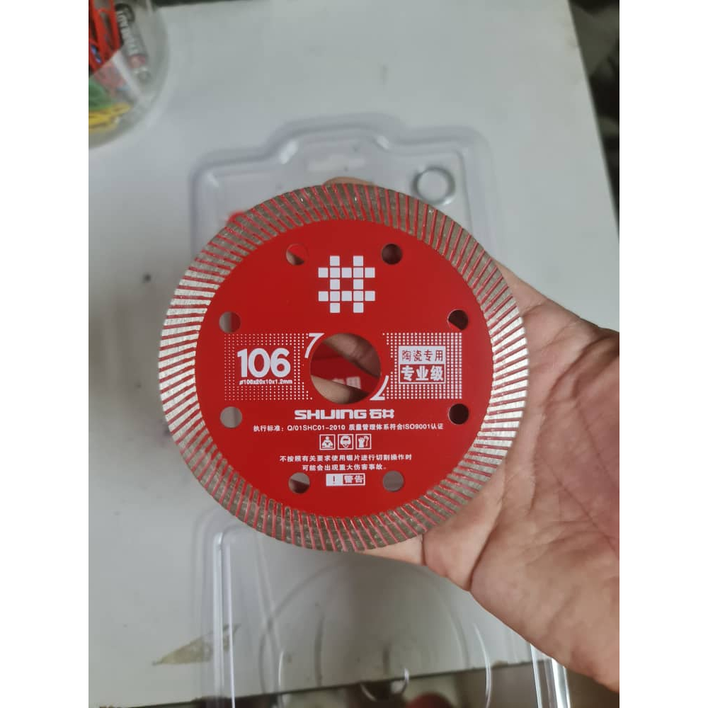 SHIJING 4''x1.2MM DIAMOND CUTTING DISC (GOOD) | Shopee Malaysia