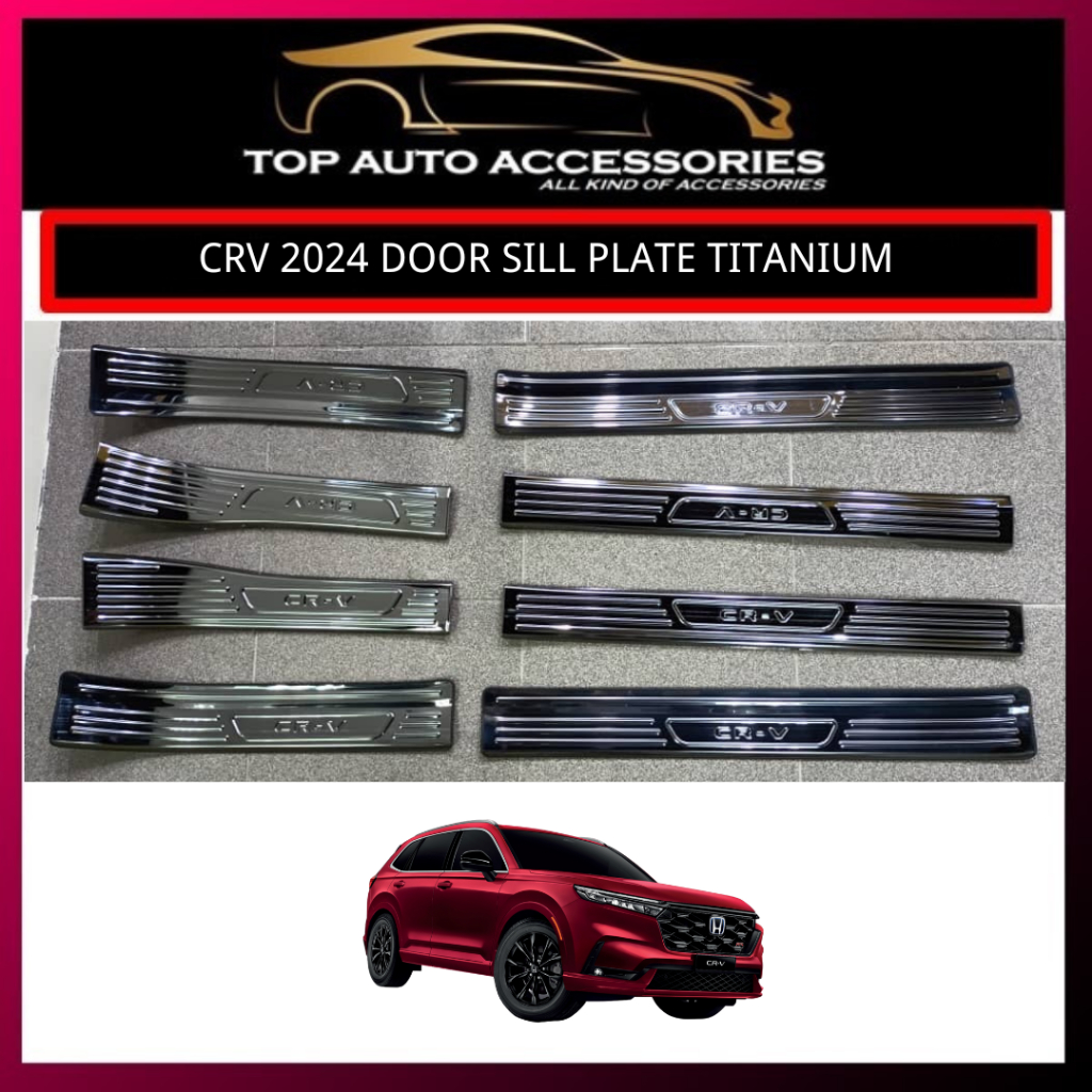 HONDA CRV 2024-PRESENT TITANIUM SILL PLATE, TITANIUM SIDE STEP, DOOR ...