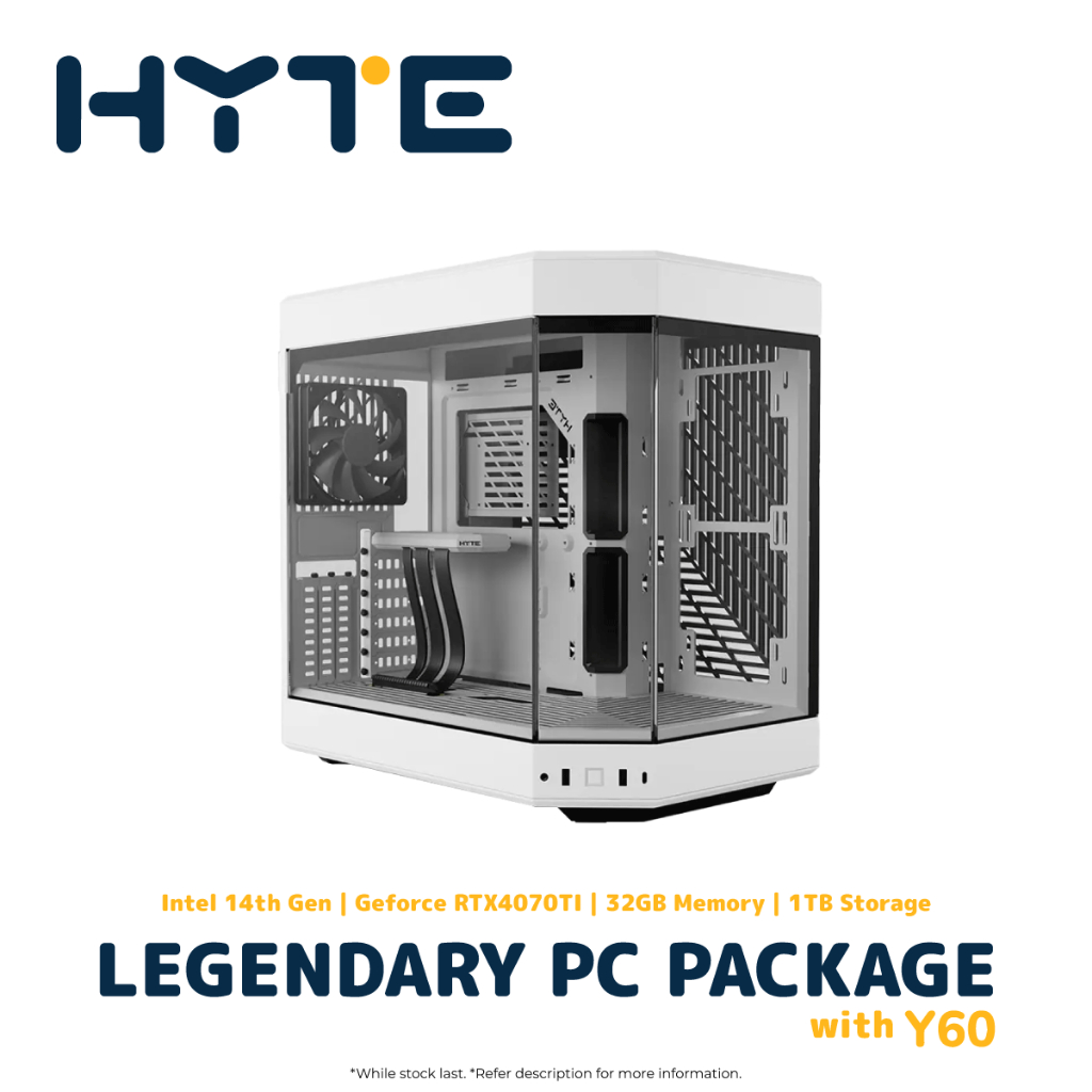 [GAMING] HYTE Y60 Legendary PC Package | Shopee Malaysia