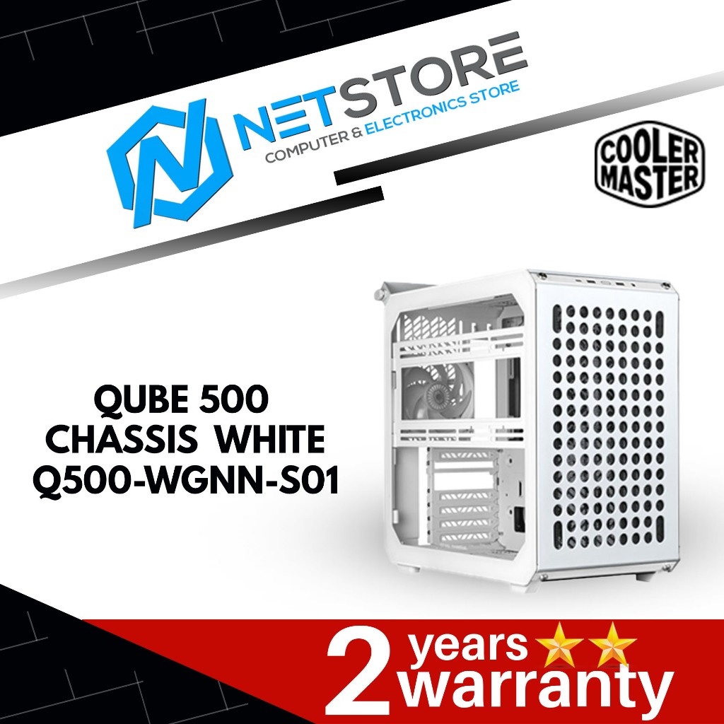 COOLER MASTER QUBE 500 WHITE CHASSIS - Q500-WGNN-S01 | Shopee Malaysia