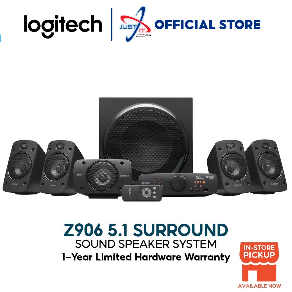 Logitech Z906 5.1 Surround Sound Speaker System 980-000468 | Shopee Malaysia