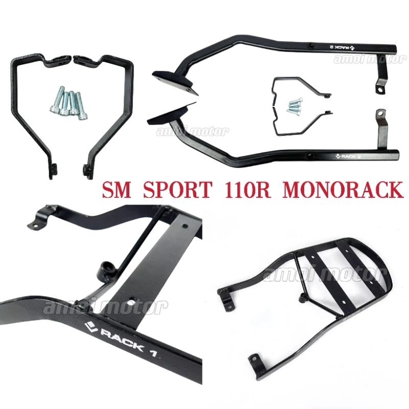 SM SPORT 110R MONORACK TOP BOX CARRIER SM SPORT 110R HEAVY DUTY RACK ...