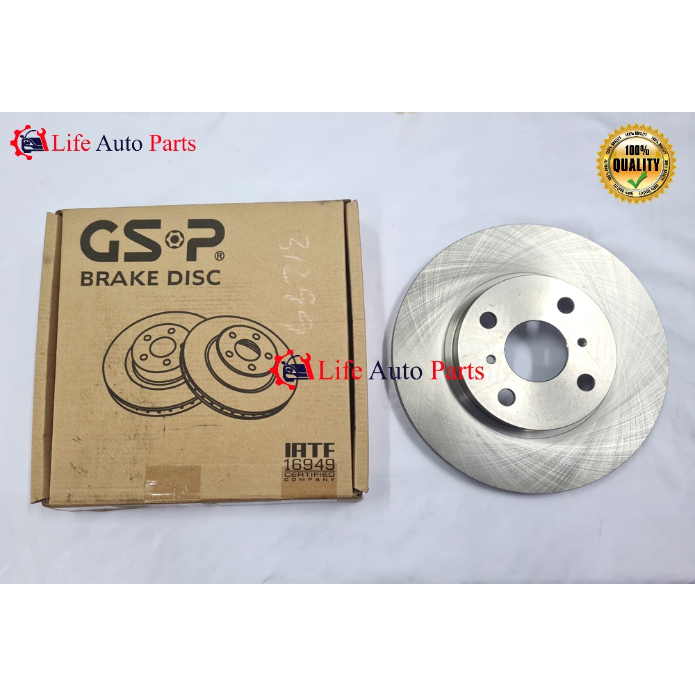 GSP DISC ROTOR TOYOTA VIOS NCP42 BRAKE DISC ROTOR -FRONT DEPAN (SET ...