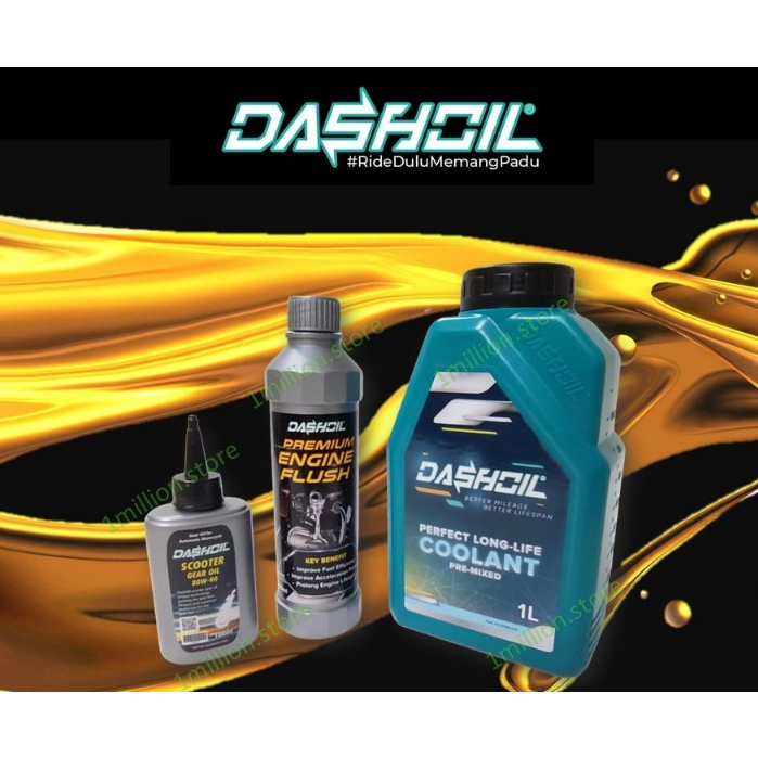 DASHOIL COOLANT (merah) ENGINE FLUSH GEAR OIL MINYAK GEAR | Shopee Malaysia