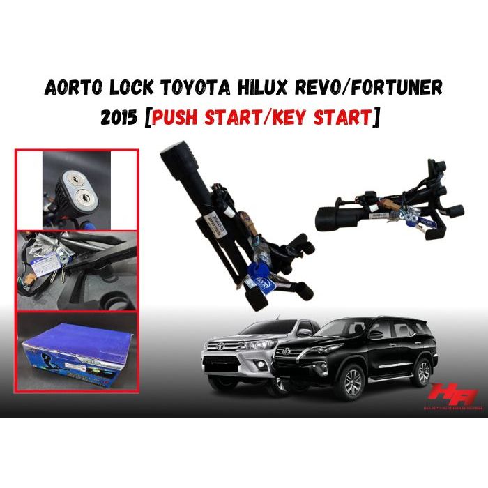Aorto Lock Brake Pedal Lock Toyota Hilux Revo / Fortuner 2015 Auto ...