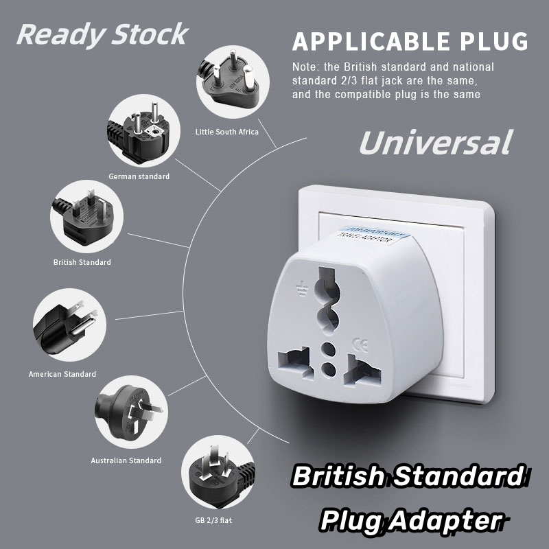 British standard plug adapter Universal plug adapter Travel plug Power ...