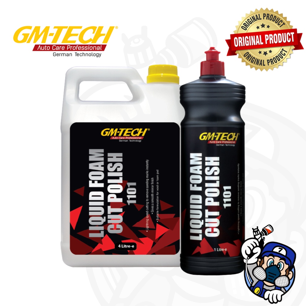 GM-TECH Liquid Foam Cut Polish Compound 1101 - 4 Litre | Shopee Malaysia