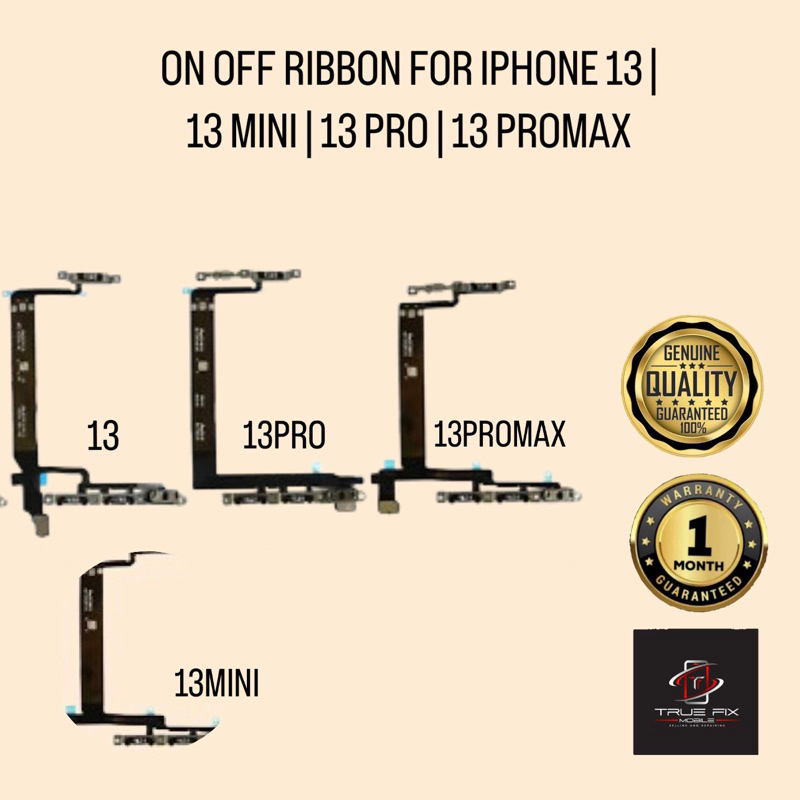 (ORIGINAL) ON OFF VOLUME FOR IP13 | 13 MINI | 13 PRO | 13 PROMAX ...