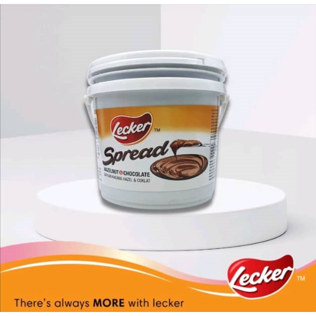 Lecker Sapuan - Kacang Hazel & Coklat 1 kg // Lecker Spread - Hazelnut ...