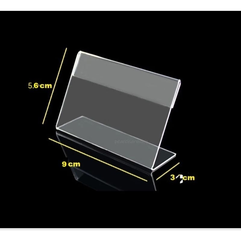L Shape Card Stand Price Tag (Card/IC Size) | Shopee Malaysia
