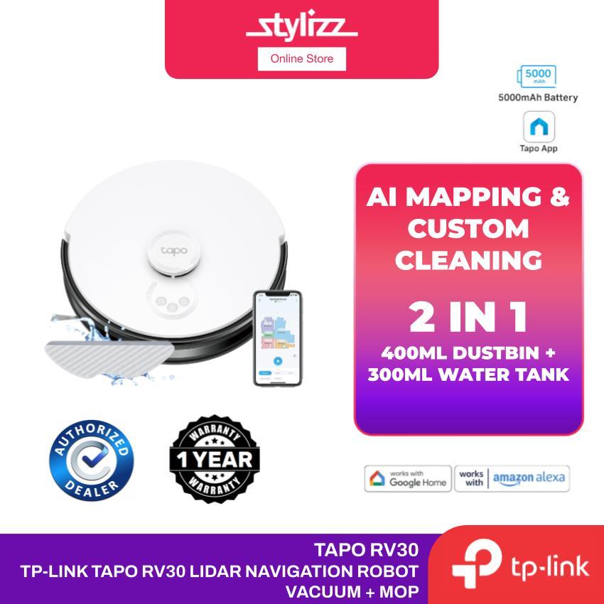 TP-Link Tapo RV30 Plus & RV30 Robot Vacuum Cleaner LiDAR Navigation ...