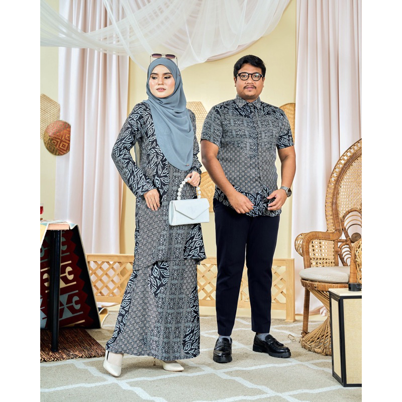 [LUVLA x SULTANAH] SEDONDON BATIK ANSARI / Kurung Moden/ Kemeja Batik / Crepe SIlk / XS-5XL ...