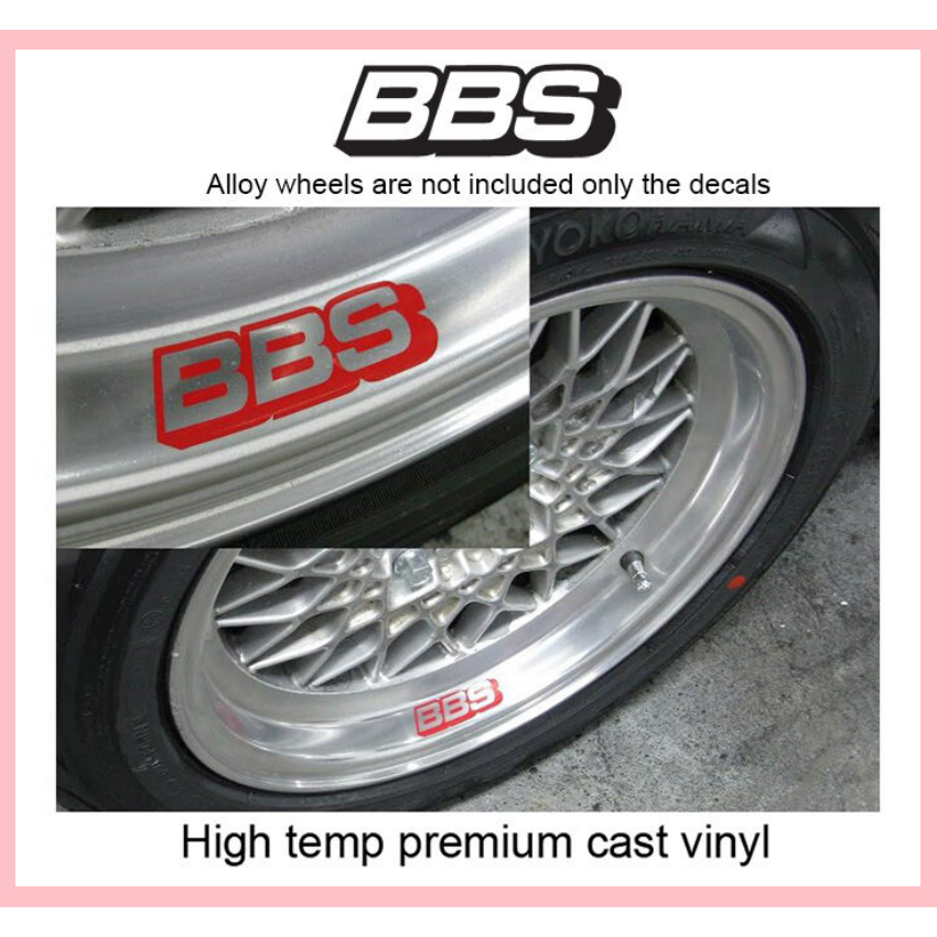 RIM STICKER BBS STICKER BIBIR RIM BBS DESIGN | Shopee Malaysia