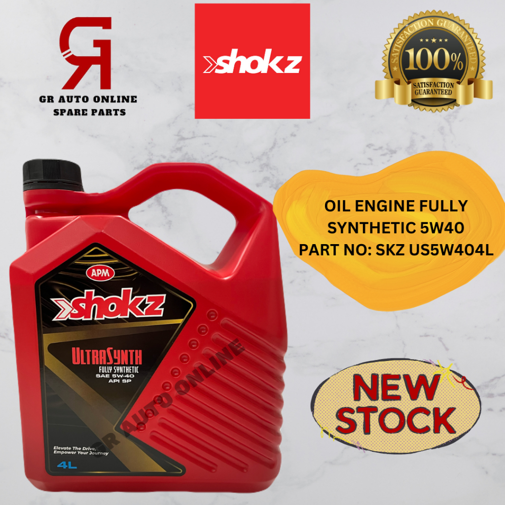 OIL ENGINE FULLY SYNTHETIC 5W40 (SP/IL SAC/GF6 LATEST SPEC FOR ENGINE ...