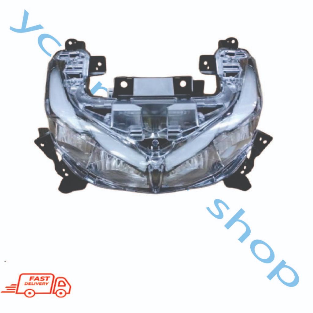 YAMAHA NVX V2 NVX155 V2 100% ORIGINAL ENKEI HEADLIGHT HEADLAMP FRONT ...