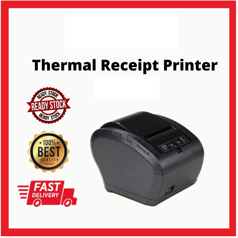Zywell zy307 80mm Thermal Printer Receipt printer kitchen printer murah ...