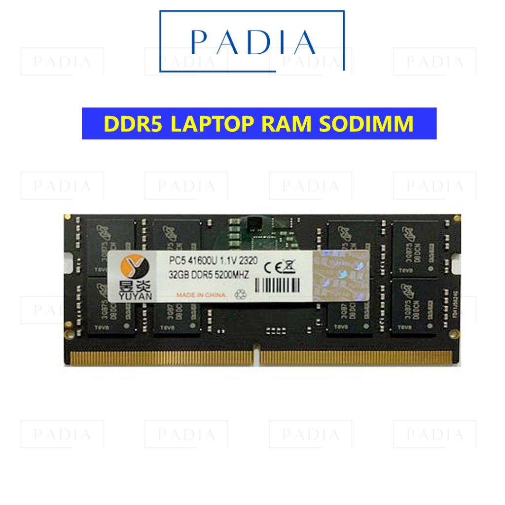 Kingston/ Samsung / Micron / SK Hynix DDR5 SODIMM Laptop Notebook Memory RAM 16GB 24GB 32GB 48GB ...