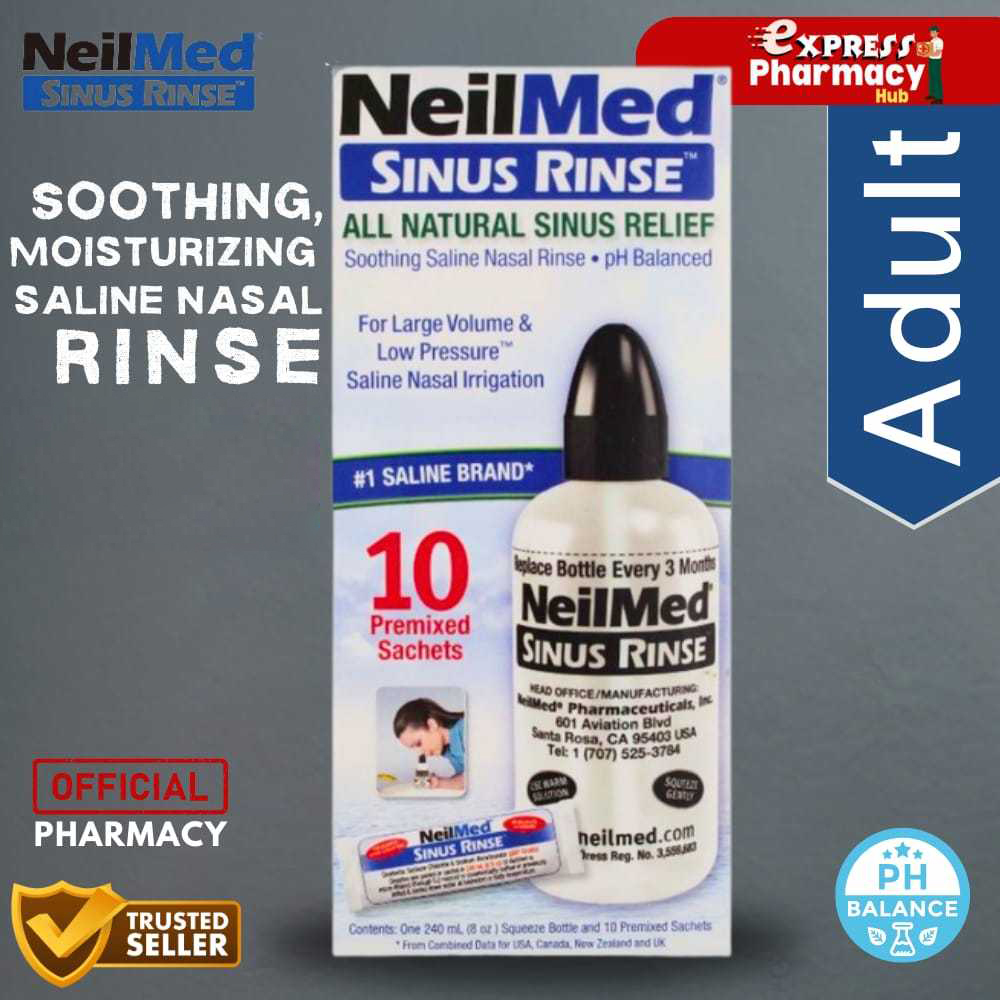 [PHARMACY STOCK!! 100% ORIGINAL] [READY STOCK] NEILMED SINUS RINSE ...