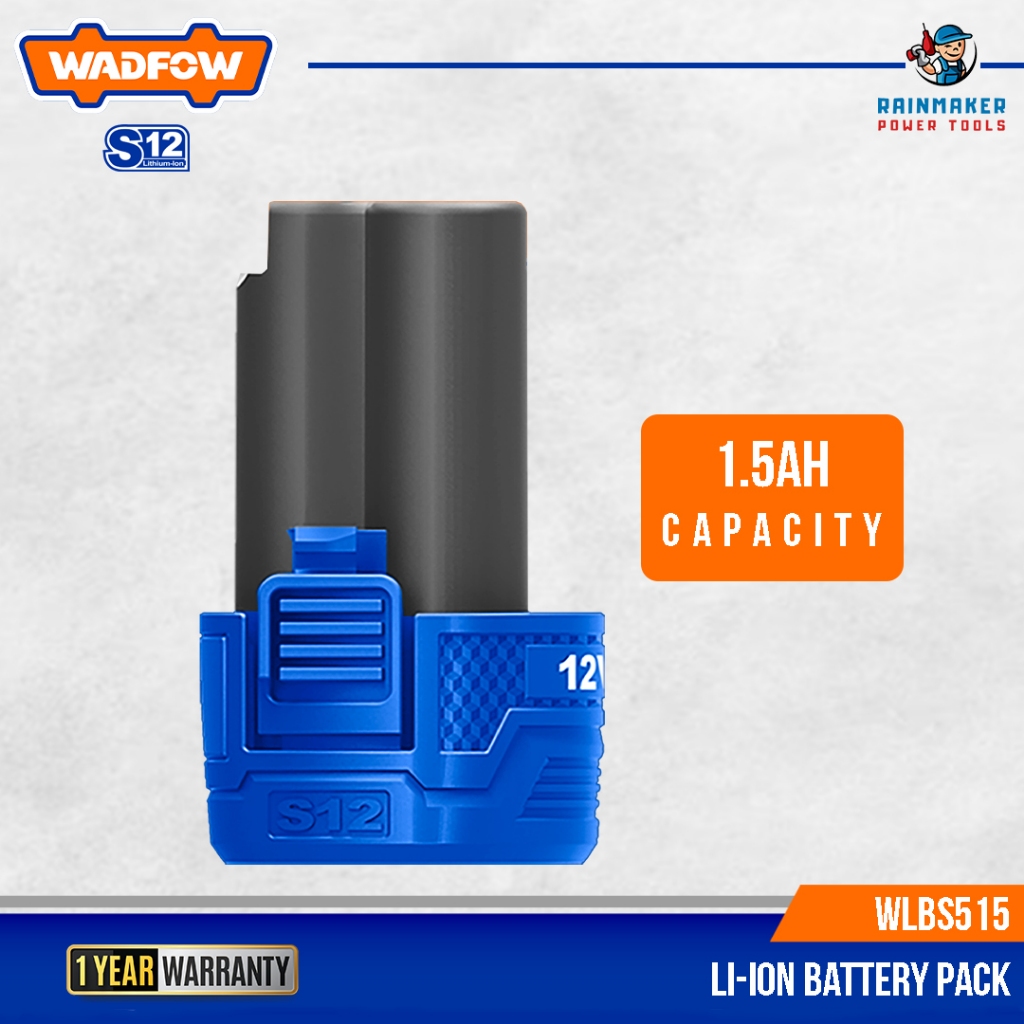 WADFOW Li-ion Battery Pack, 12V 1.5Ah, Fits All WADFOW S12 Series ...