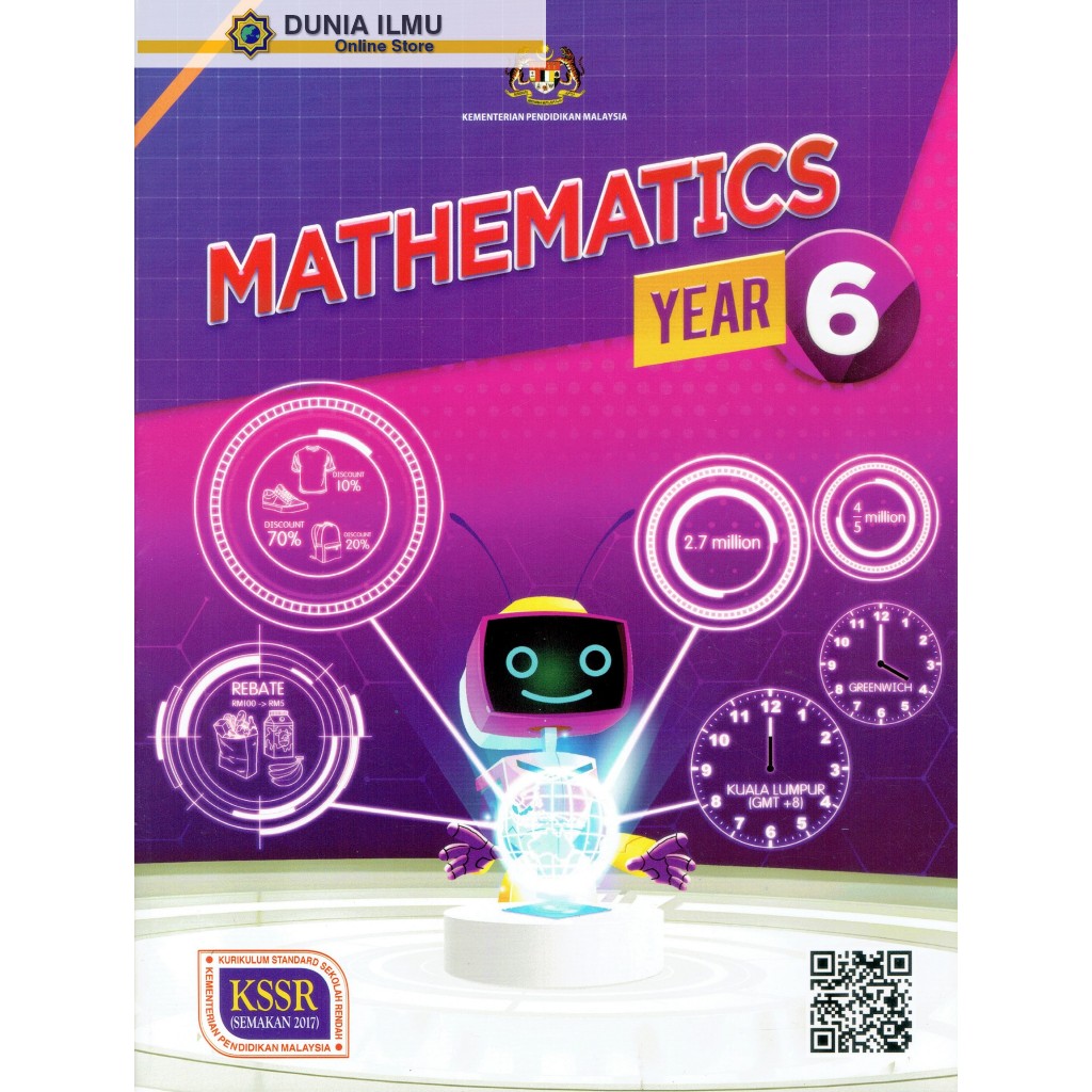 Buku Teks Mathematics Year 6 KSSR DLP (TB Year 6) | Shopee Malaysia