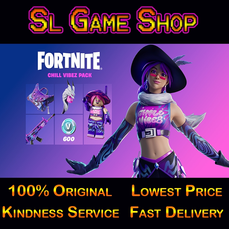 Fortnite Game Wavebreaker pack Skull Squad Pack/ Chill Vibez / Perfect ...
