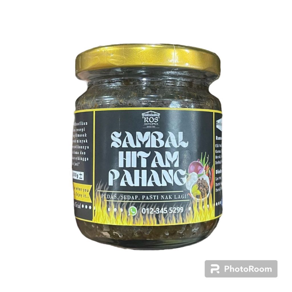 SAMBAL HITAM PAHANG BY ROS KEREPEK HQ | Shopee Malaysia