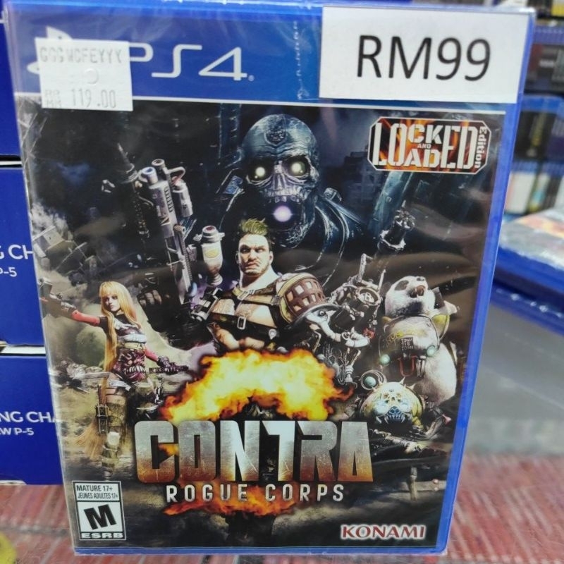 PS4 contra rogue corps English R1 New and sealed rm99 same as in the ...