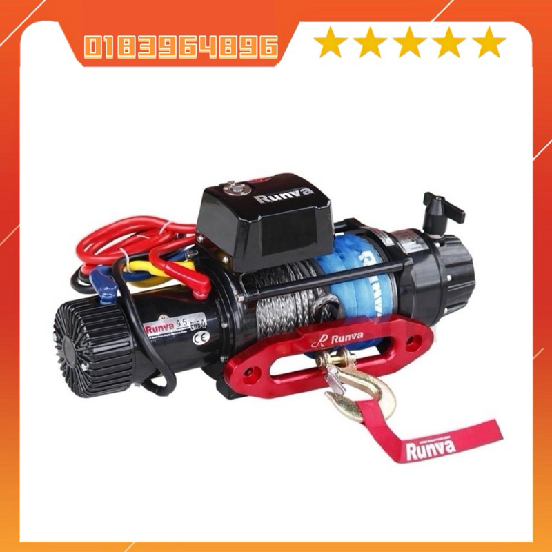 (PLASMA) RUNVA EWB9500-Q AUSTRALIA FAST SPOOL WINCH 9500LBS (4750KG ...