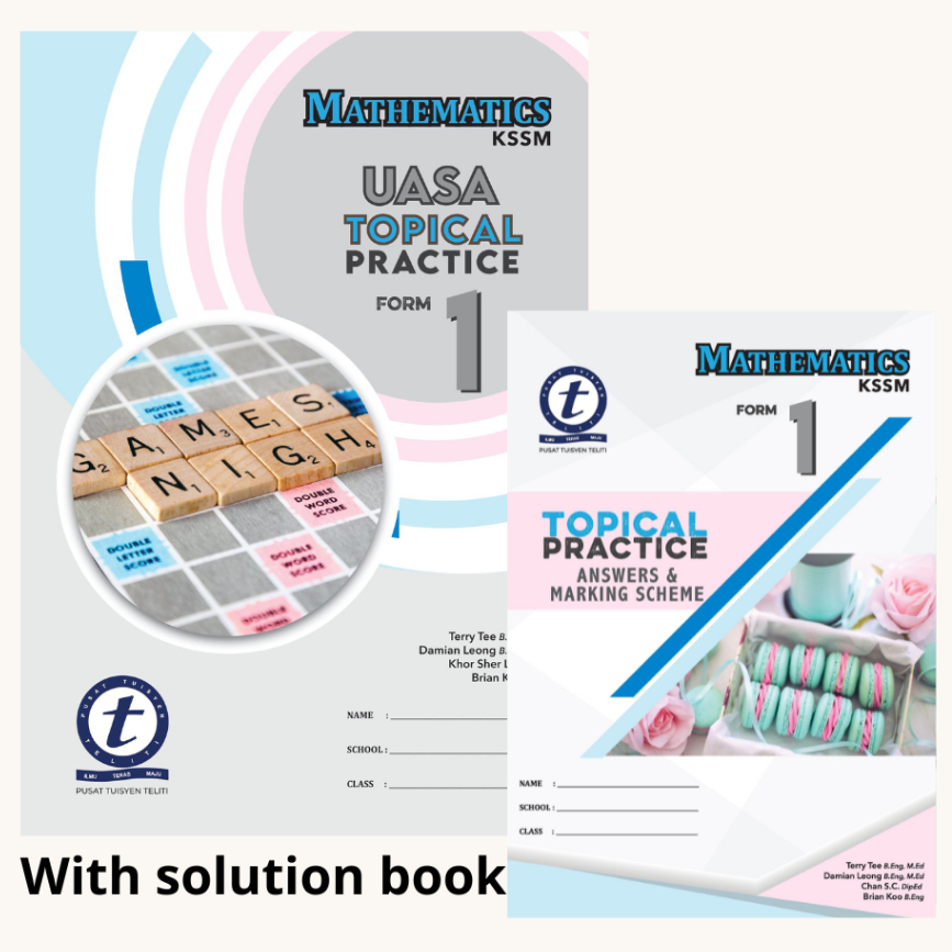 FORM 1 MATHEMATICS TOPICAL PRACTICE BOOK WITH SOLUTION BOOK | Shopee ...